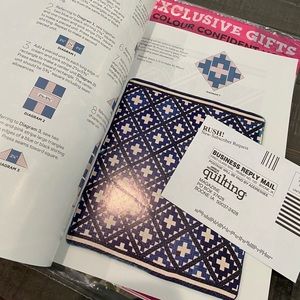 quilting | Other | Lot Of Two Quilting Pattern Magazines With Color ...